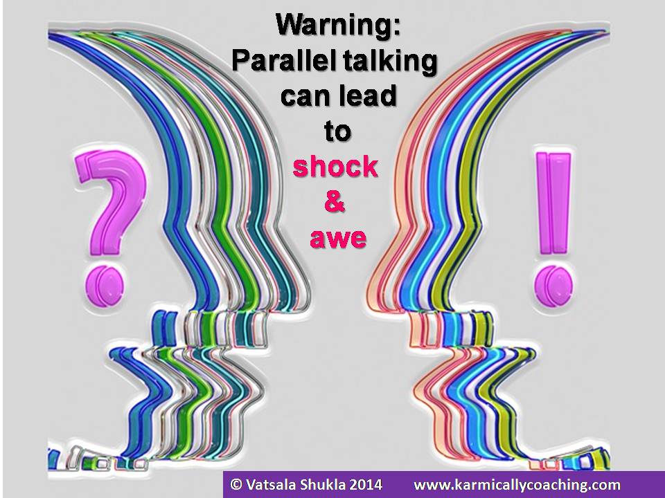 Small talk with folks from a parallel universe at networking events ...